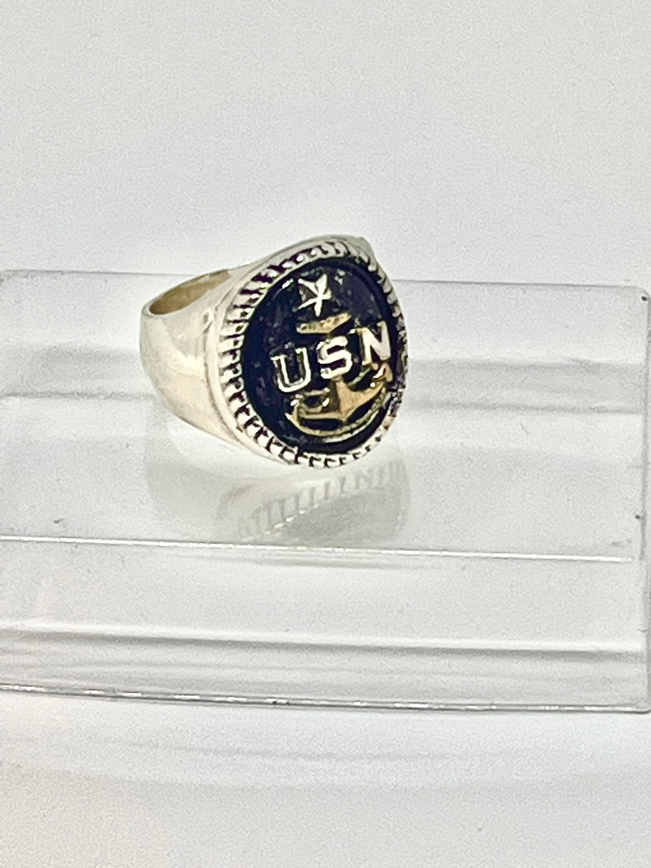 Senior Chief Ring, Navy - Etsy