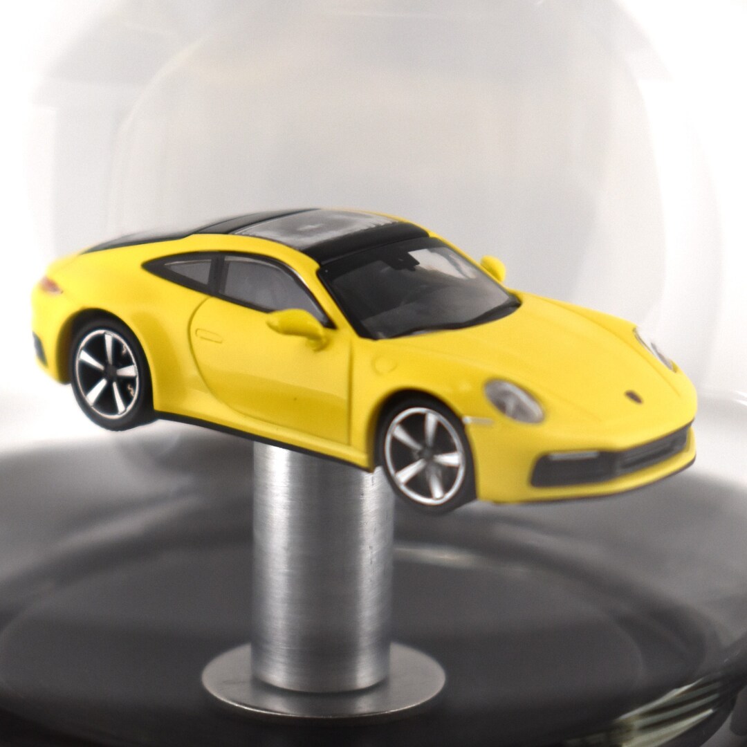 Magic Bottle porsche 911 Carrera 4S Yellow 2019 in a Hand-blown Bottle ...