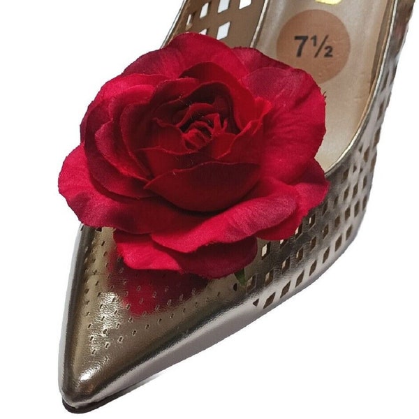 Red Rose Shoes - Etsy