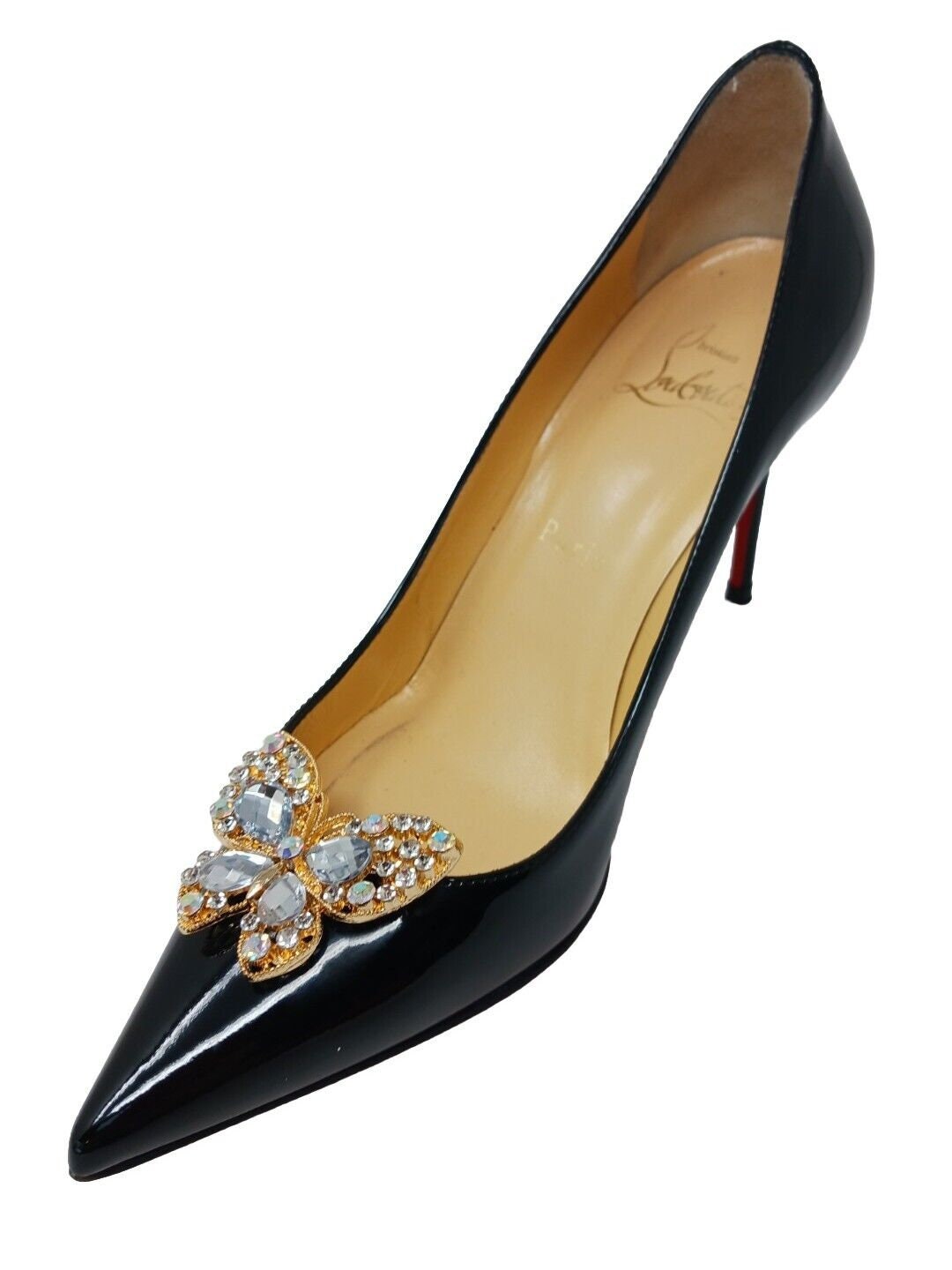 Butterfly Shoe Clips With Rhinestones, Shoe Accessory, 2pcs, Please ...