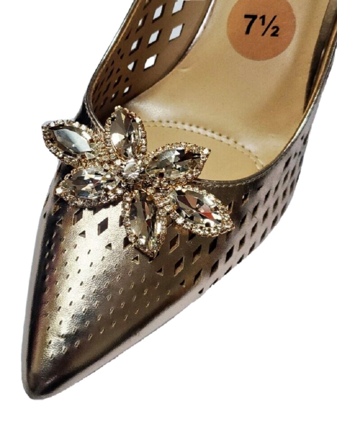 Metal Shoe Clips With Rhinestone, Shoe Accessory - Please Choose - Etsy