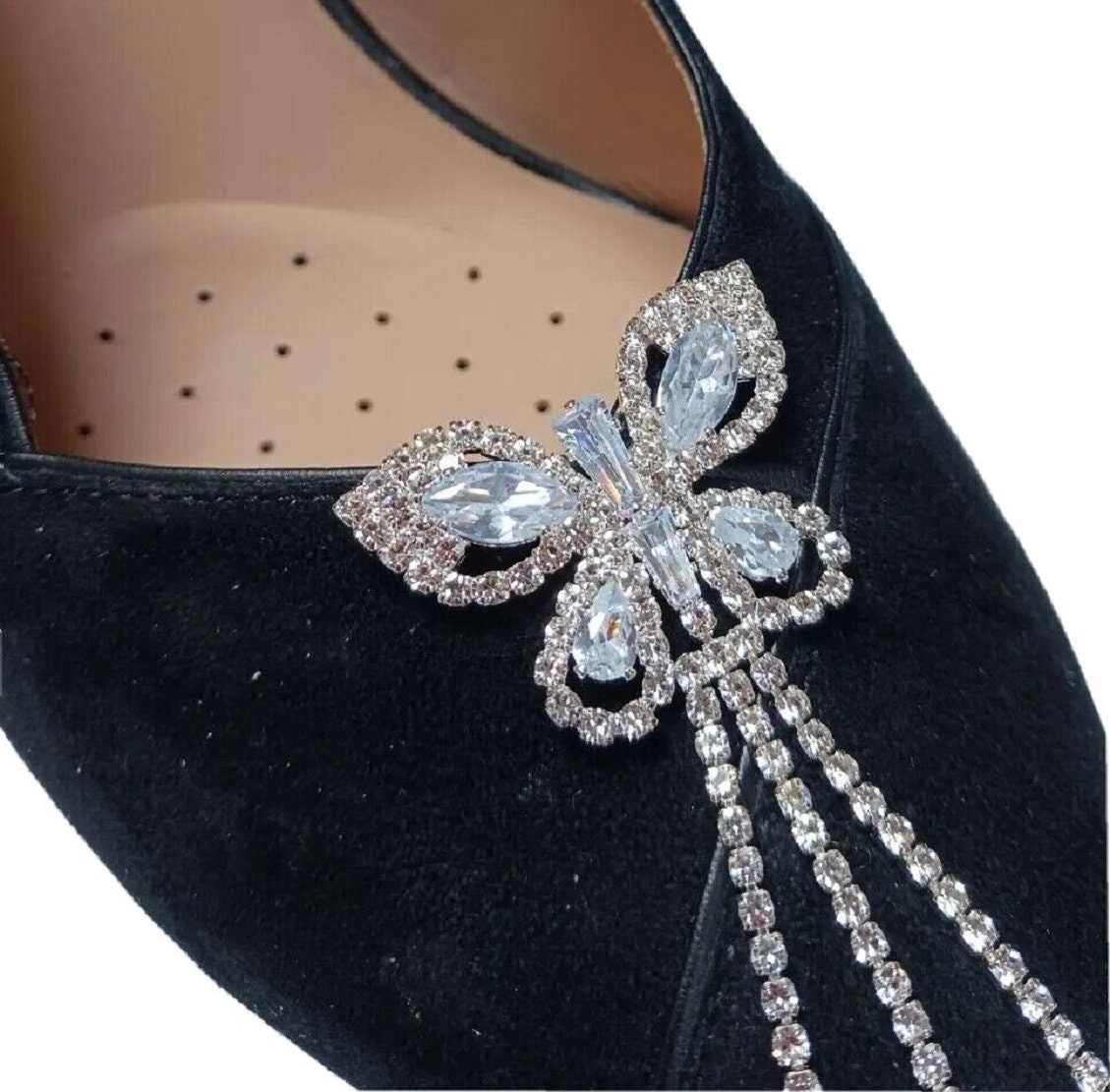 Silver Color Butterfly Shoe Clips Shoe Clips 2pcs - Etsy