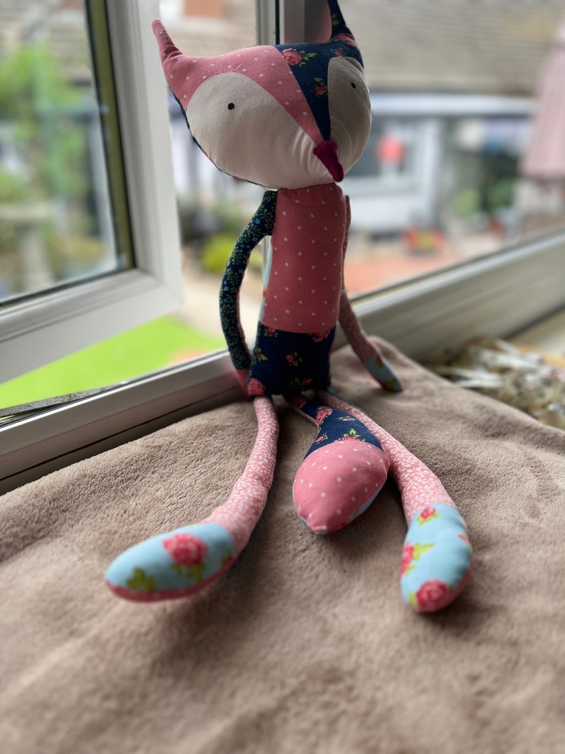 Tilda Fox 24 Tall Handmade - Etsy