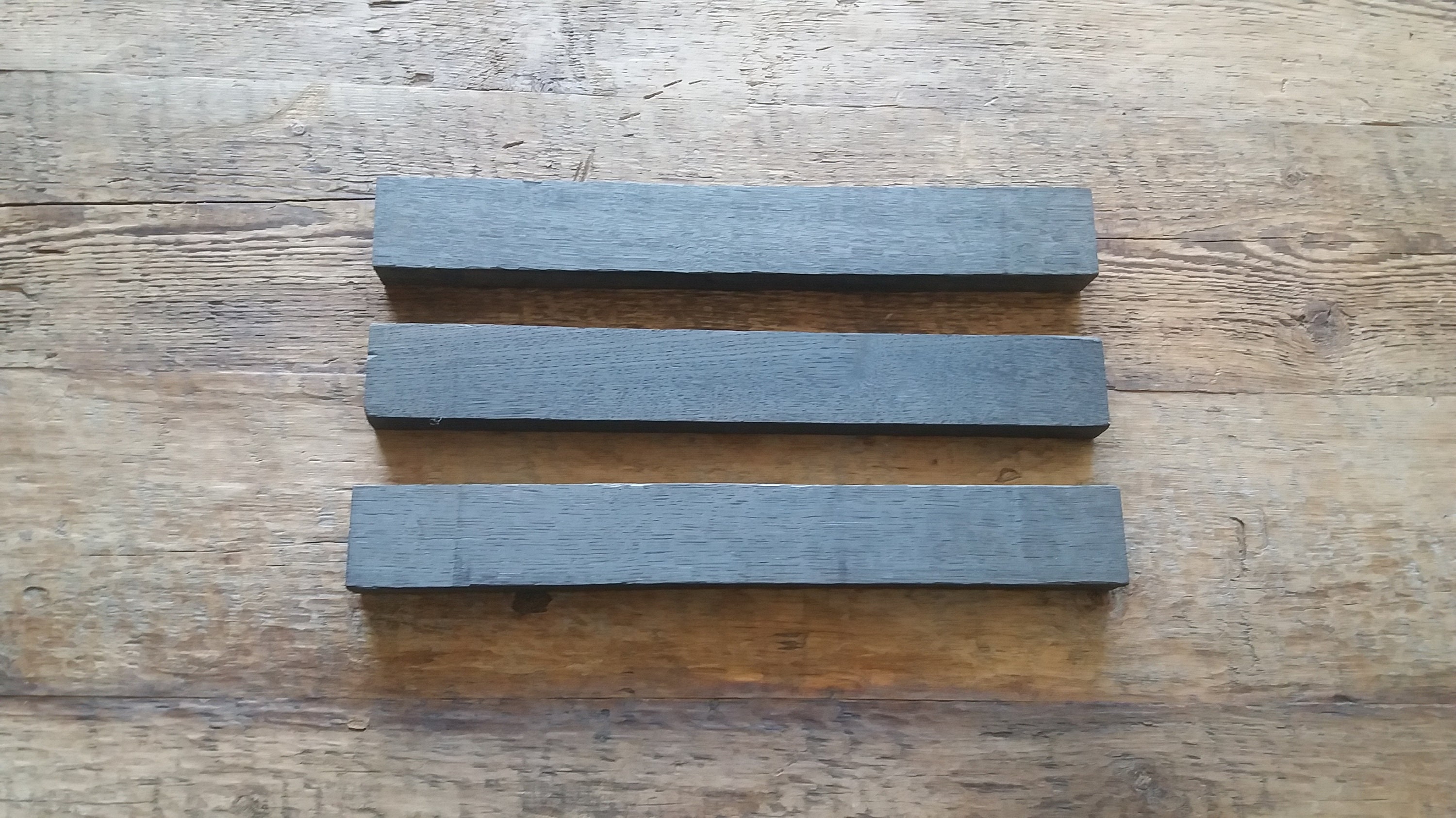 Set of 3 Bog Oak Planks L 16'' X W 1.6'' X T | Etsy