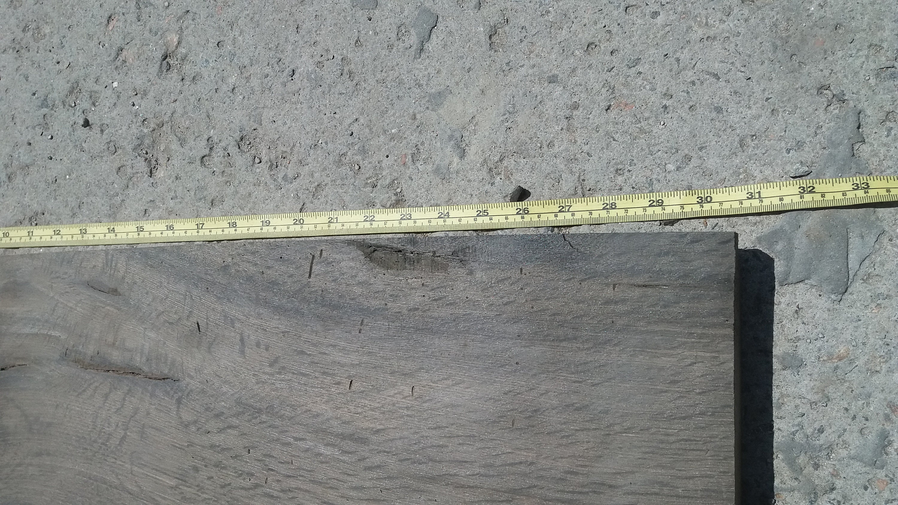 30 Inches Live Edge Bog Oak Board Size 30'' X - Etsy