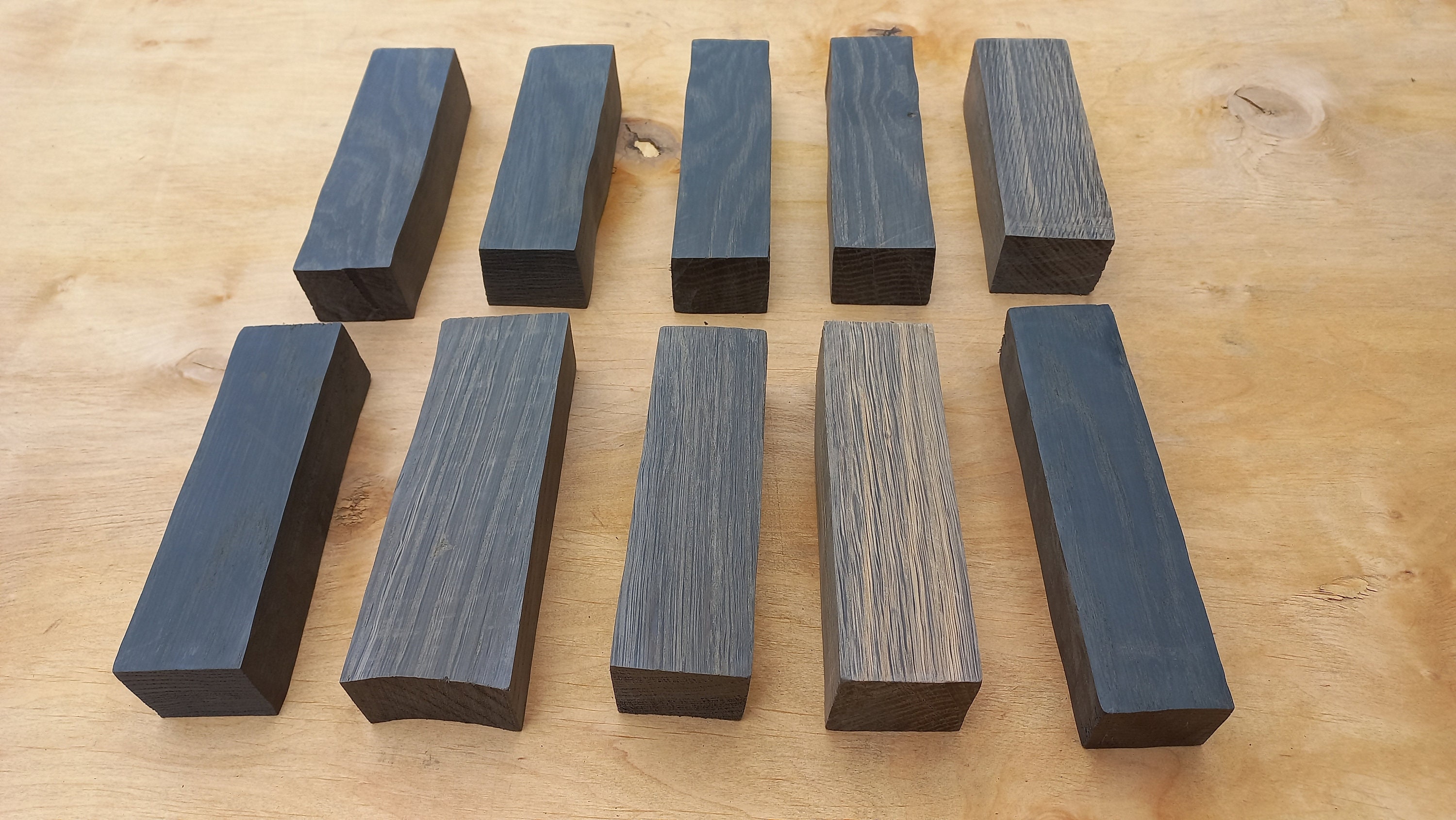 Set of 10 Bog Oak Blanks Black Oak Craft Supplies River - Etsy