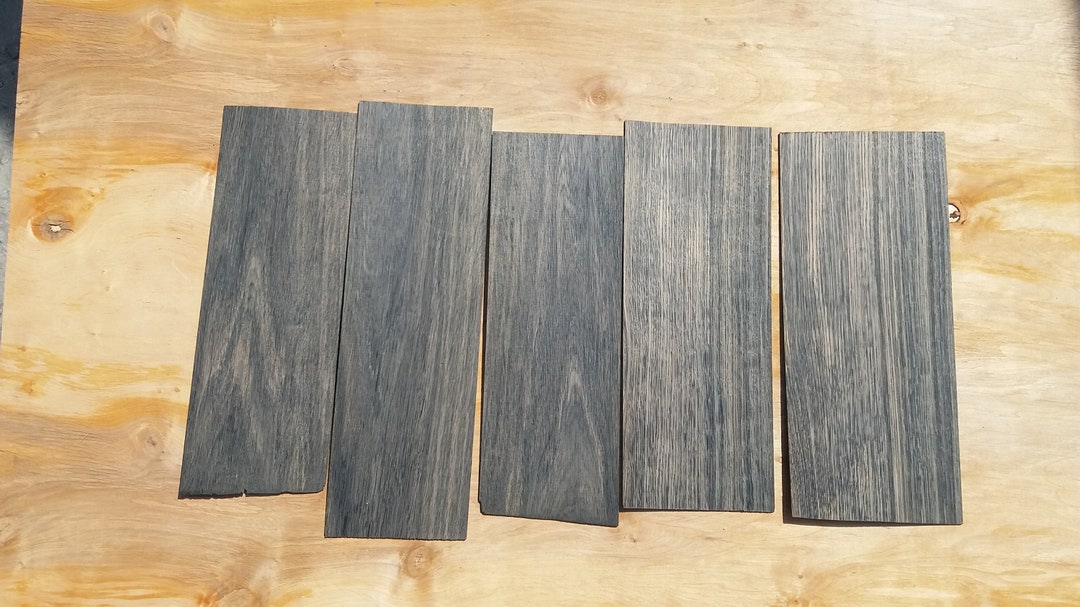 Mooreiche Furnier 400 x 140 x 2mm Black Oak Oddments 5 - Etsy.de
