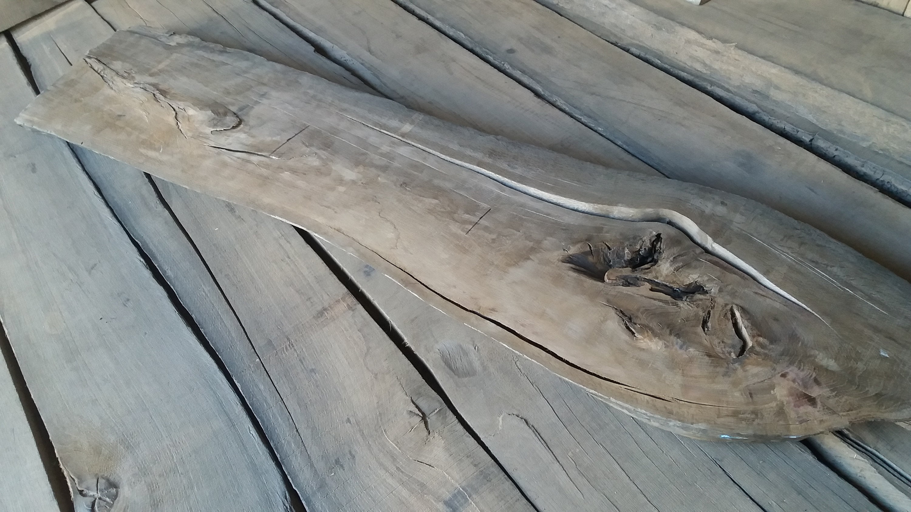 60 Inches Live Edge Bog Oak Board 60' x 14'' x | Etsy