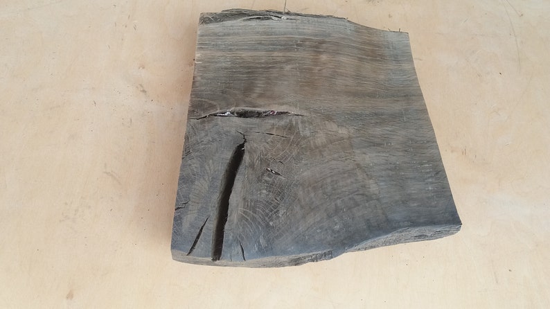 Curved Live Edge Bog Oak Board 9'' X 7'' - Etsy