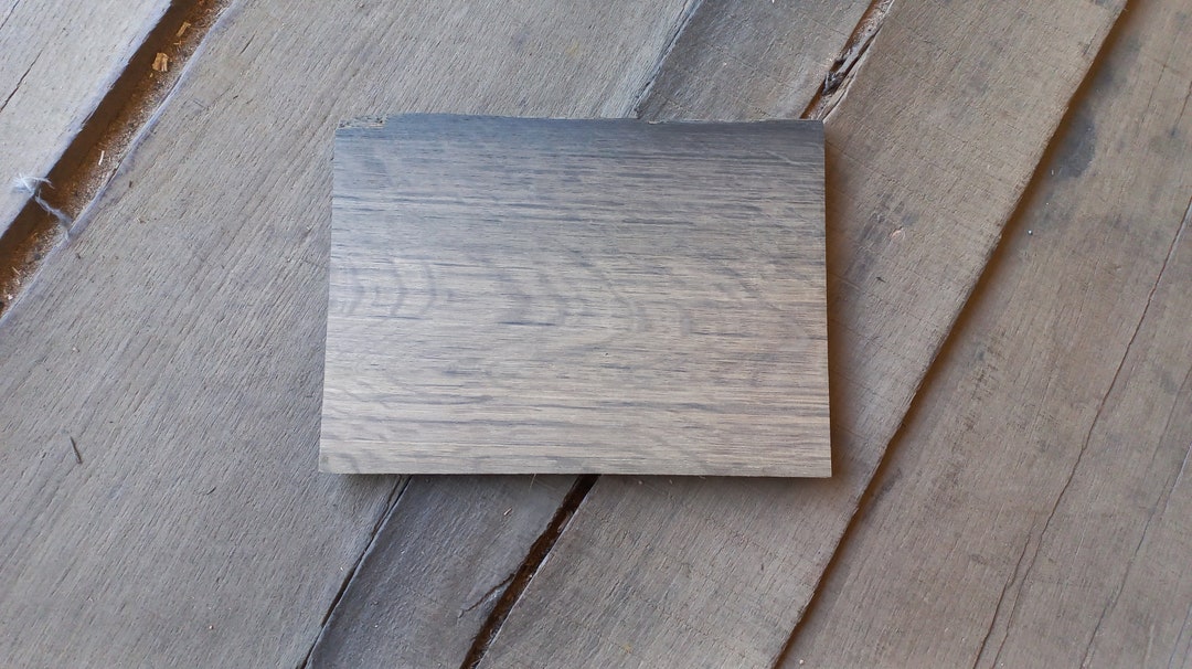 Curved 10 Inches Live Edge Bog Oak Board - L 10'' X W 7 X T 0.3''(250mm ...