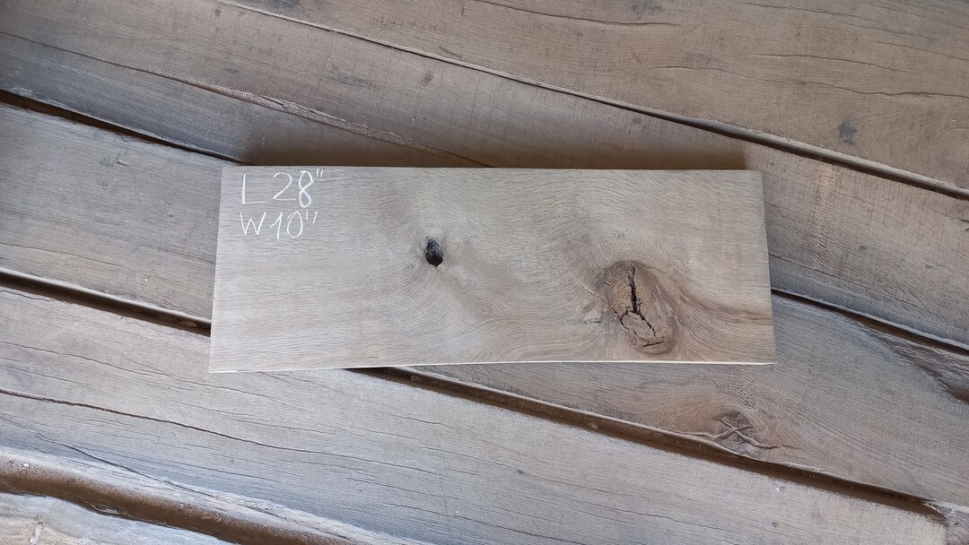 Curved 28 Inches Live Edge Bog Oak Board - Size L28'' X W10'' X T1.6 ...