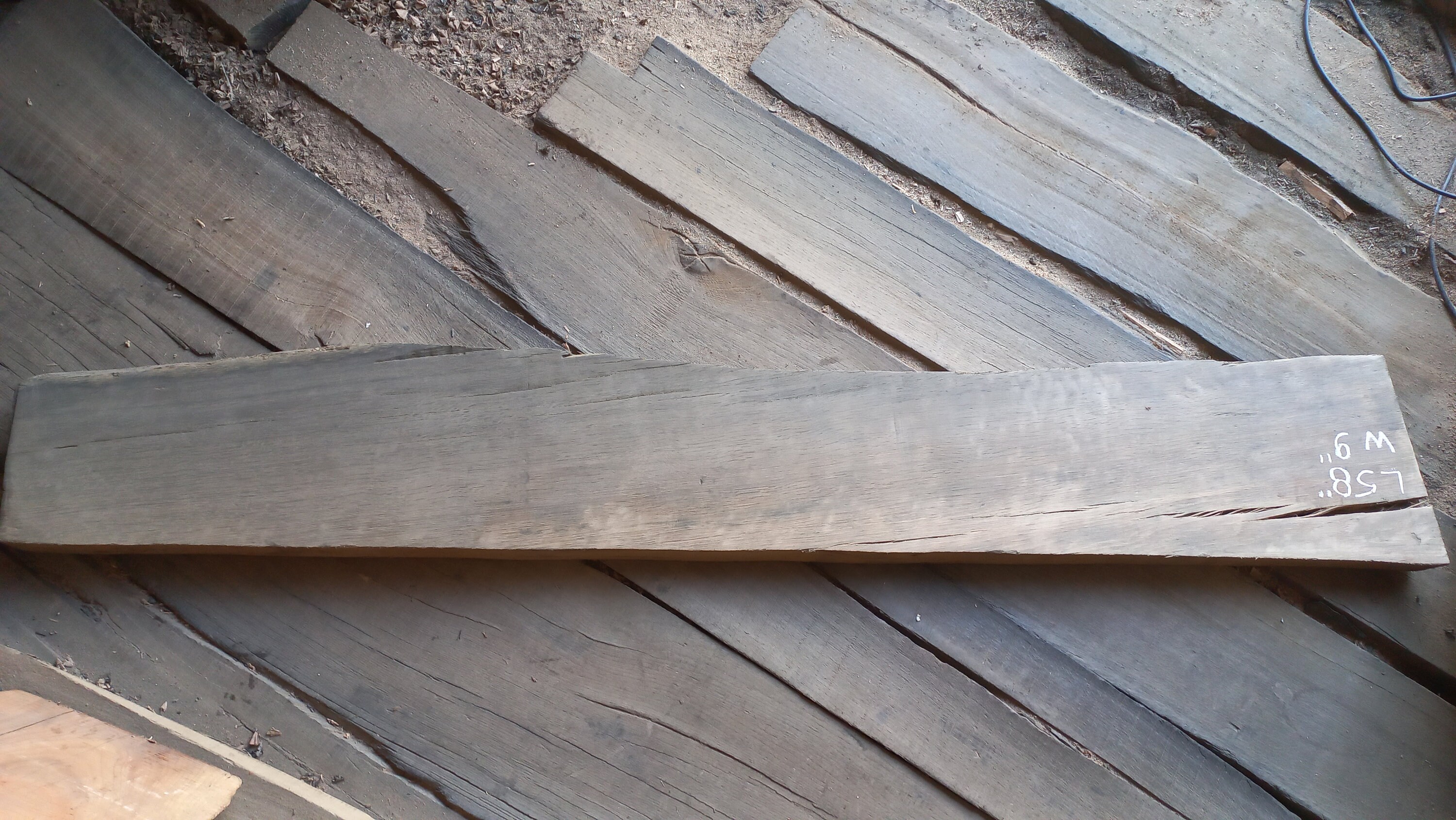 58 Inches Bog Oak Board L 58'' X W 9 X T - Etsy Canada