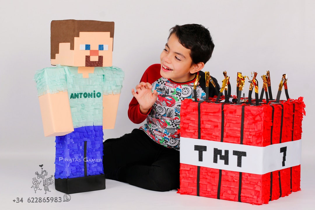 Piñata TNT Minecraft - Etsy