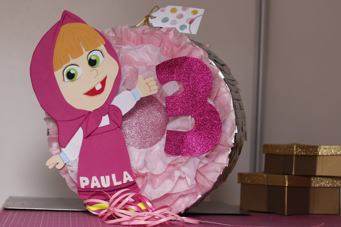 Piñata Masha and the Bear. - Etsy UK