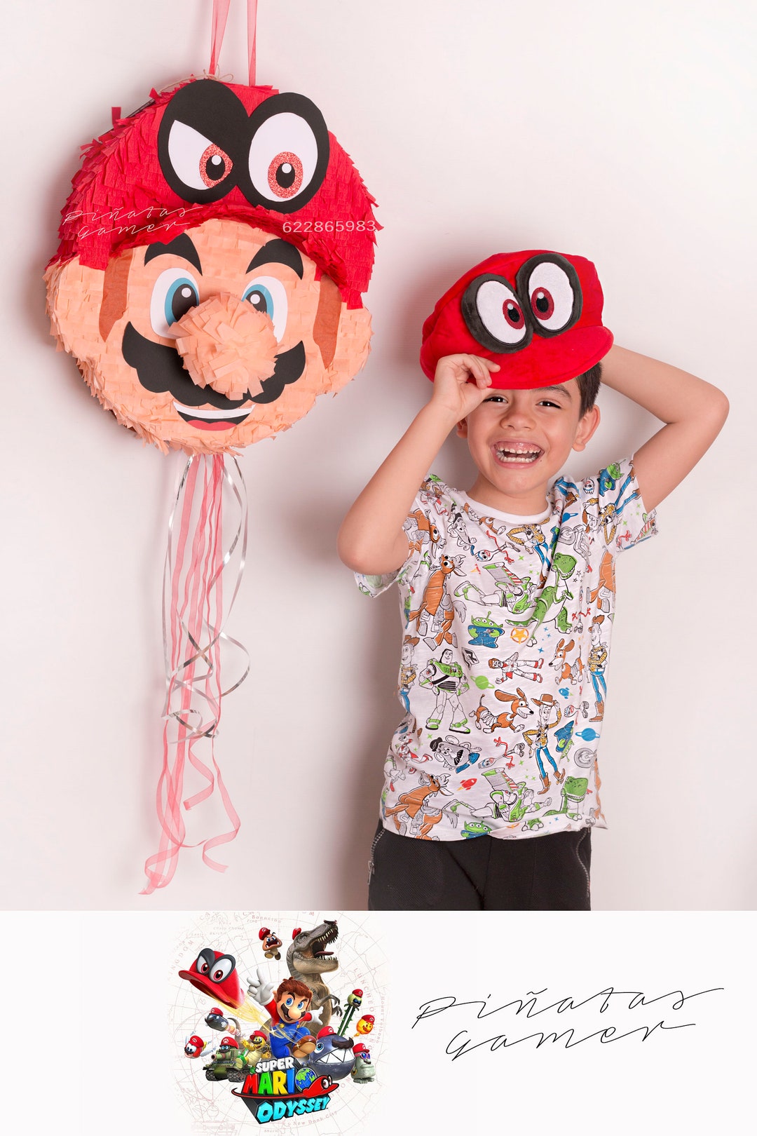 Piñata Super Mario Odyssey / Mario Bros - Etsy España