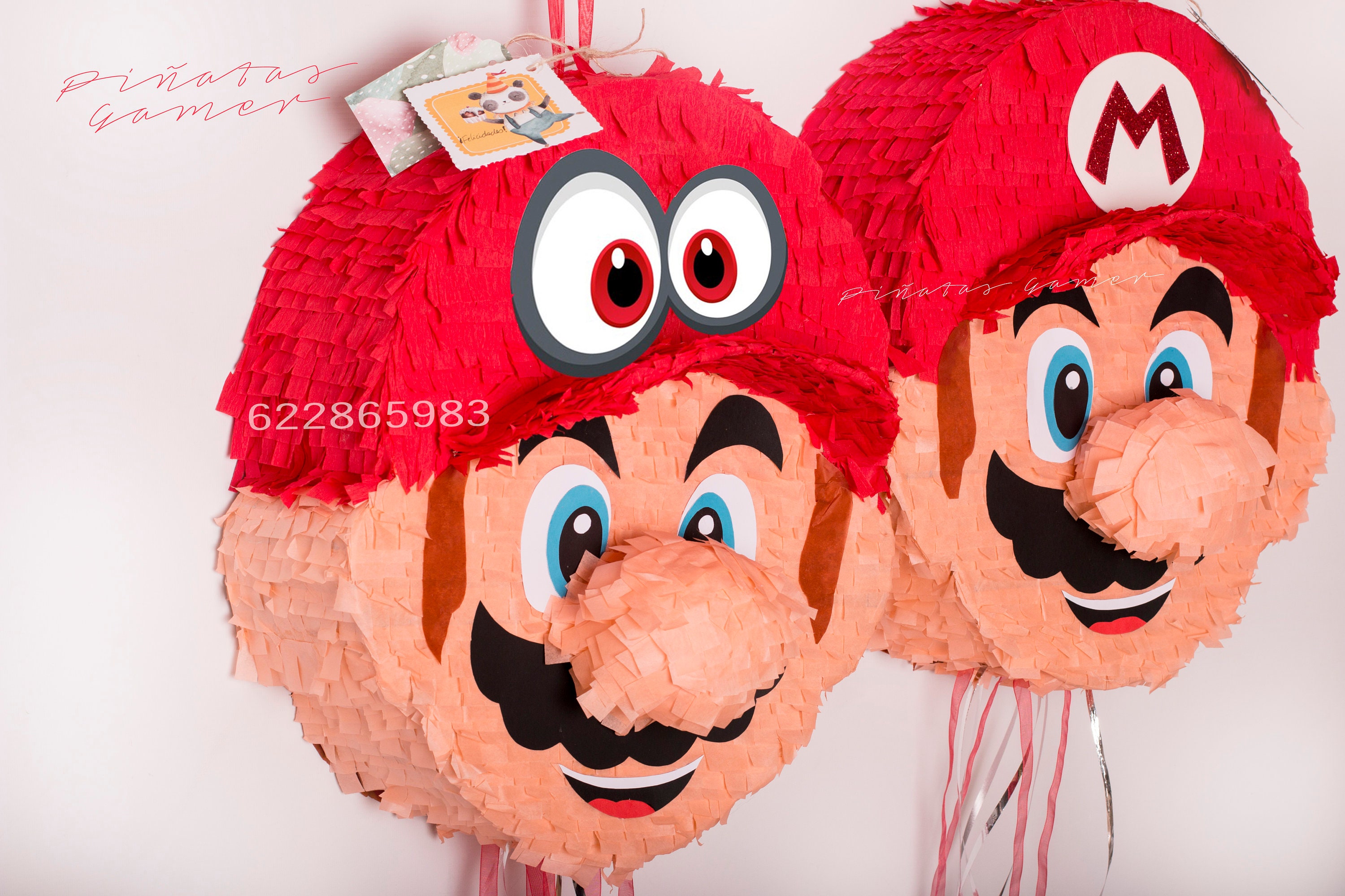 Piñata Super Mario Odyssey / Mario Bros - Etsy España