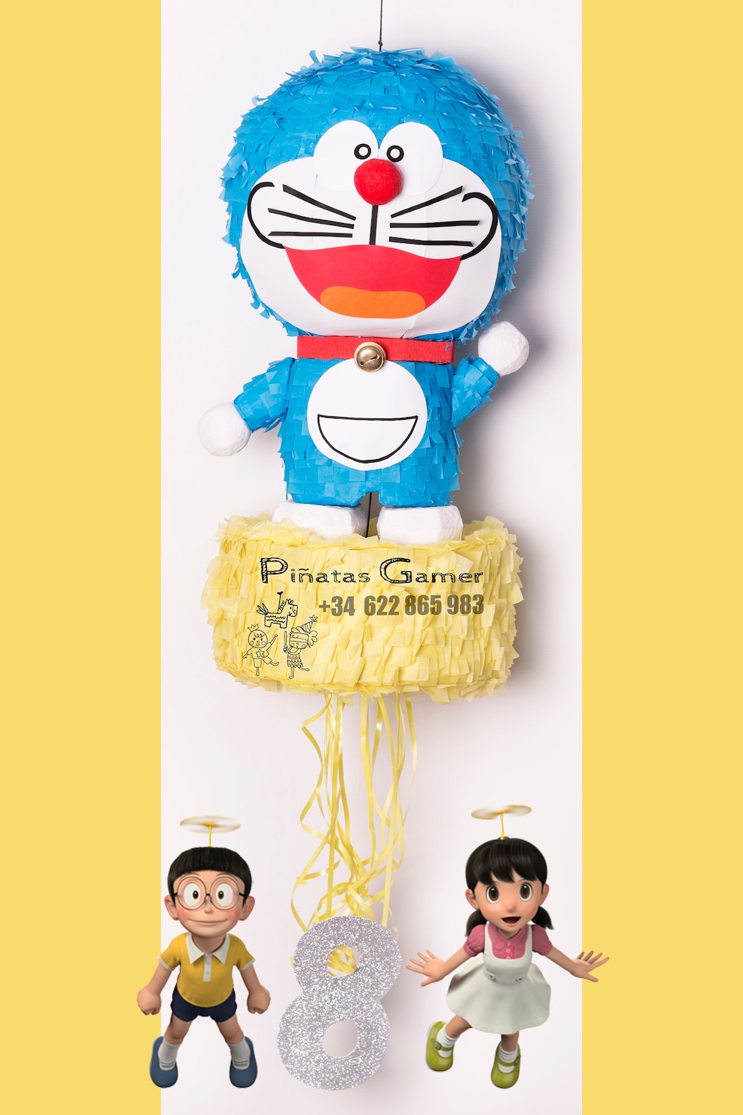 Doraemon Pinata - Etsy