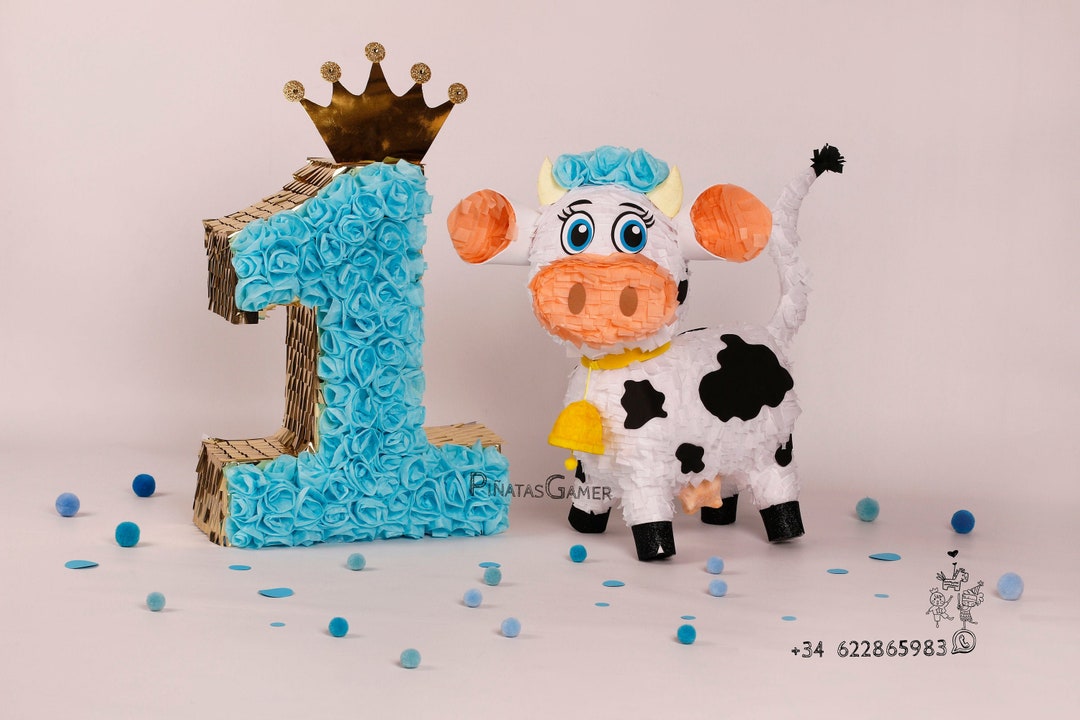 Piñata y figura La Vaca Lola - Etsy España