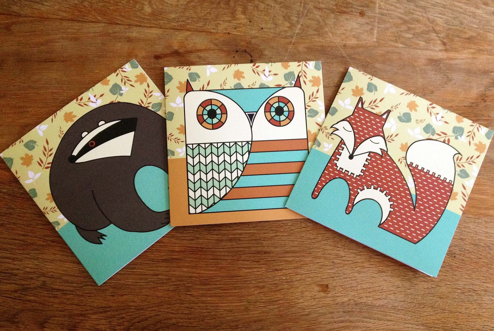 Owl Bird Card. Beautiful Woodland Owl Blank Greeting Card for | Etsy