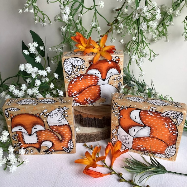 Fox Figurine - Etsy UK