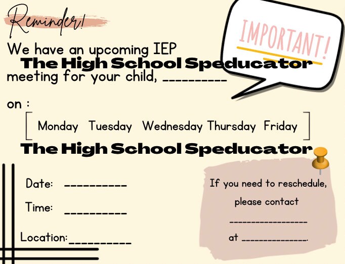 IEP Organization Bundle for Teachers - Etsy