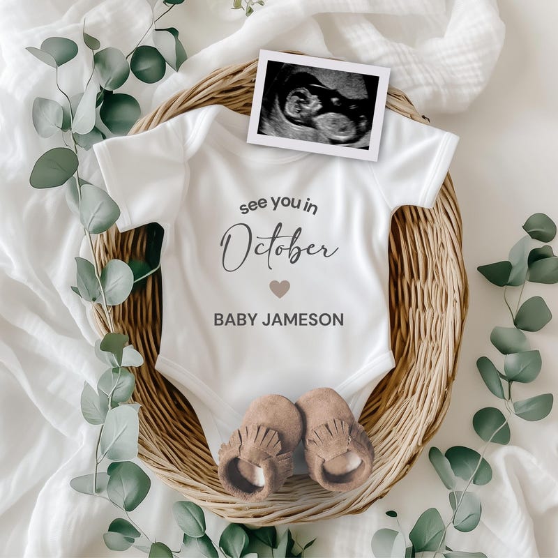 October Baby Announcement - Etsy