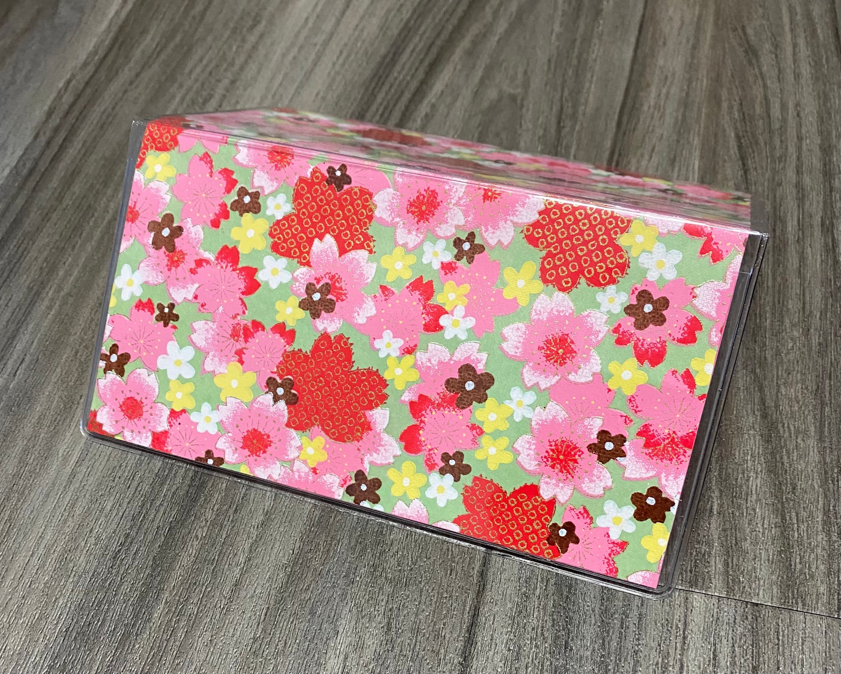 Pink and Red Cherry Blossom Checkbook Cover - Etsy