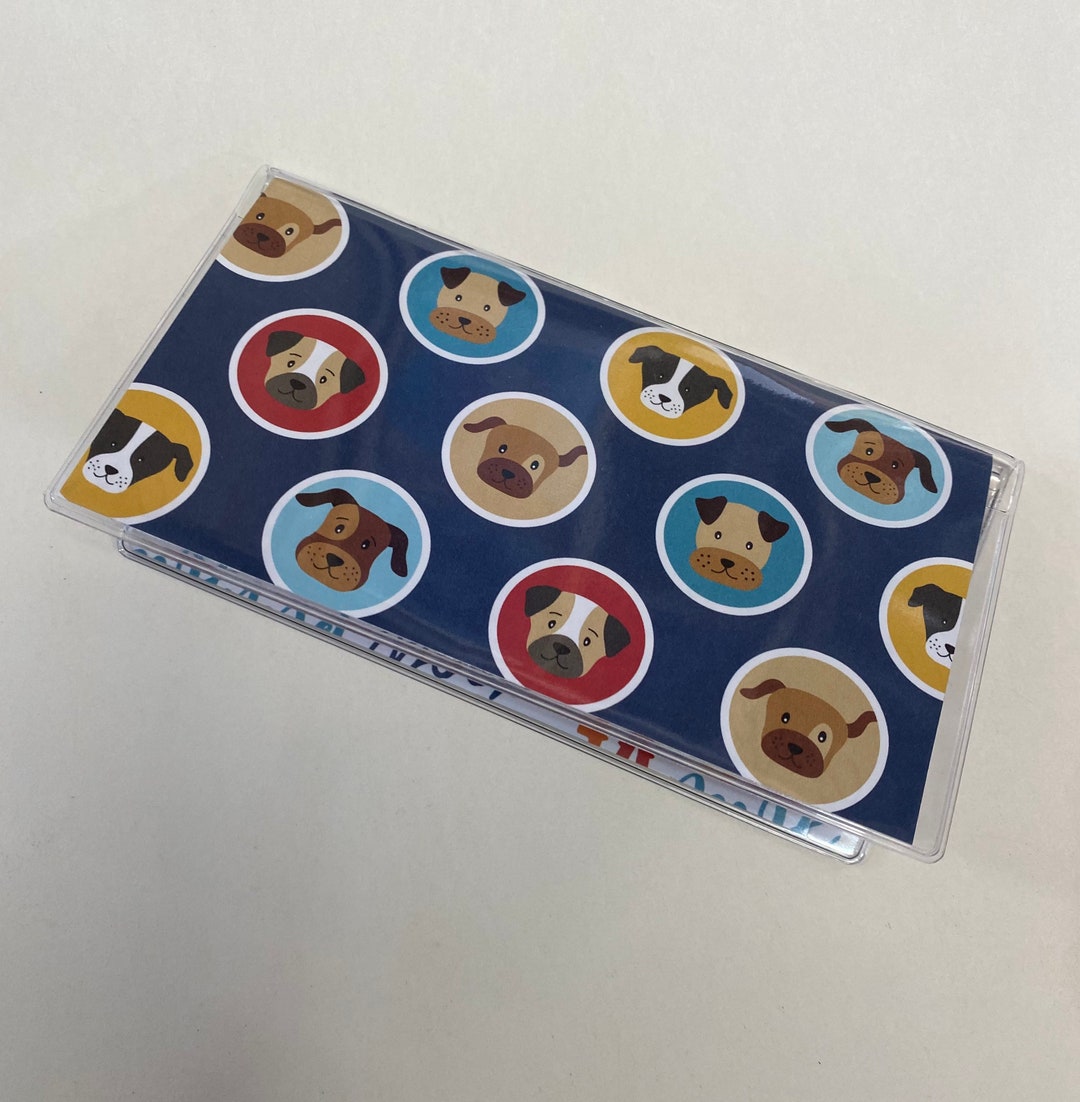 Dog Themed Checkbook Cover (faces) - Etsy
