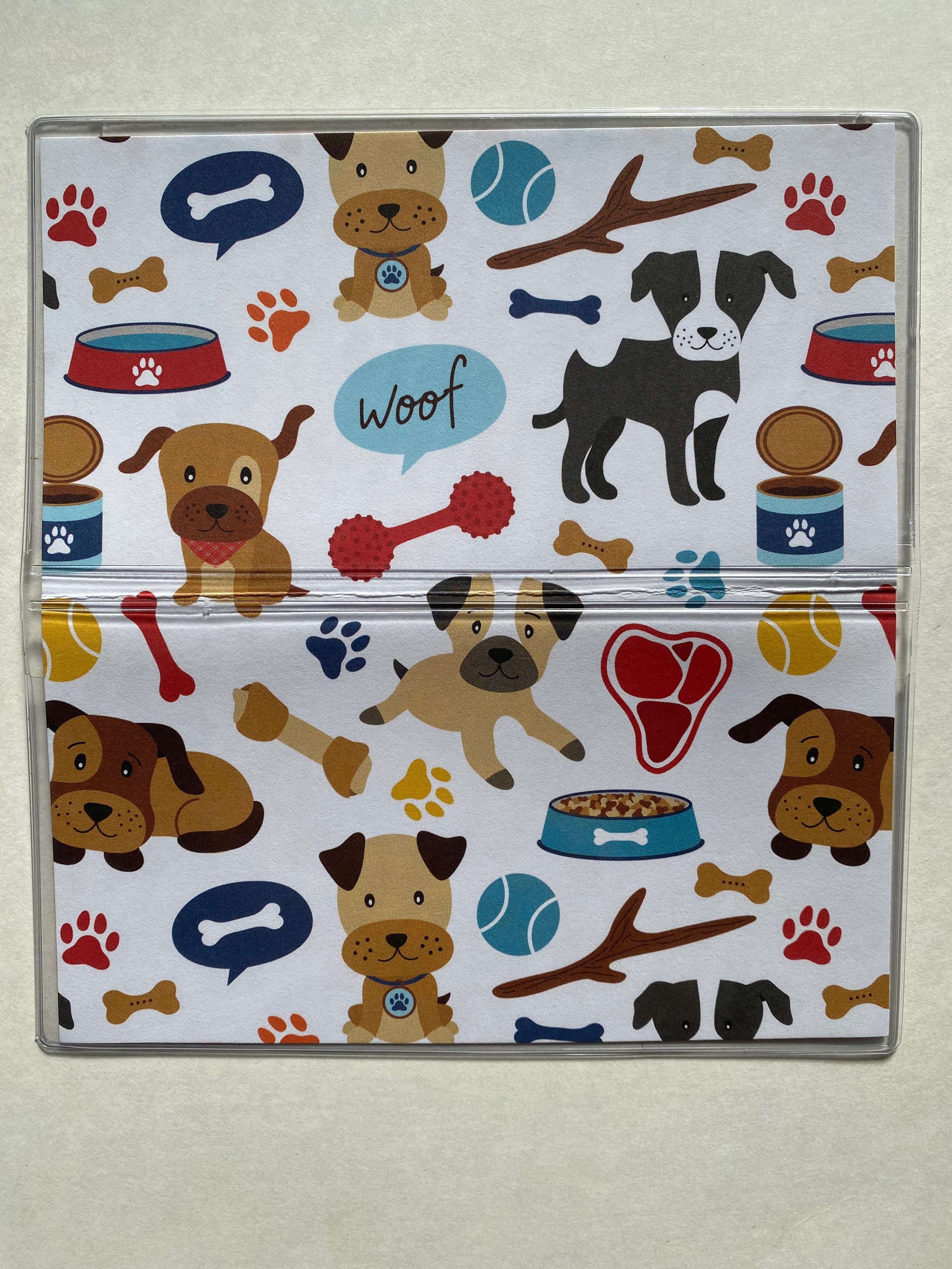 Dog Themed Checkbook Cover (woof) - Etsy
