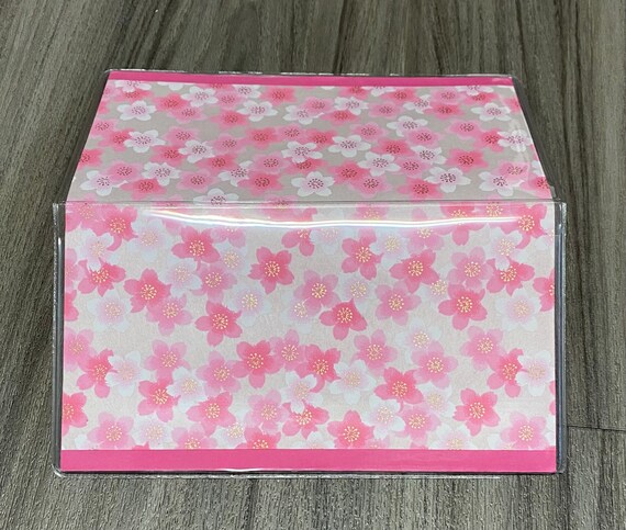 Pink and White Cherry Blossom Checkbook Cover Office Office & School ...