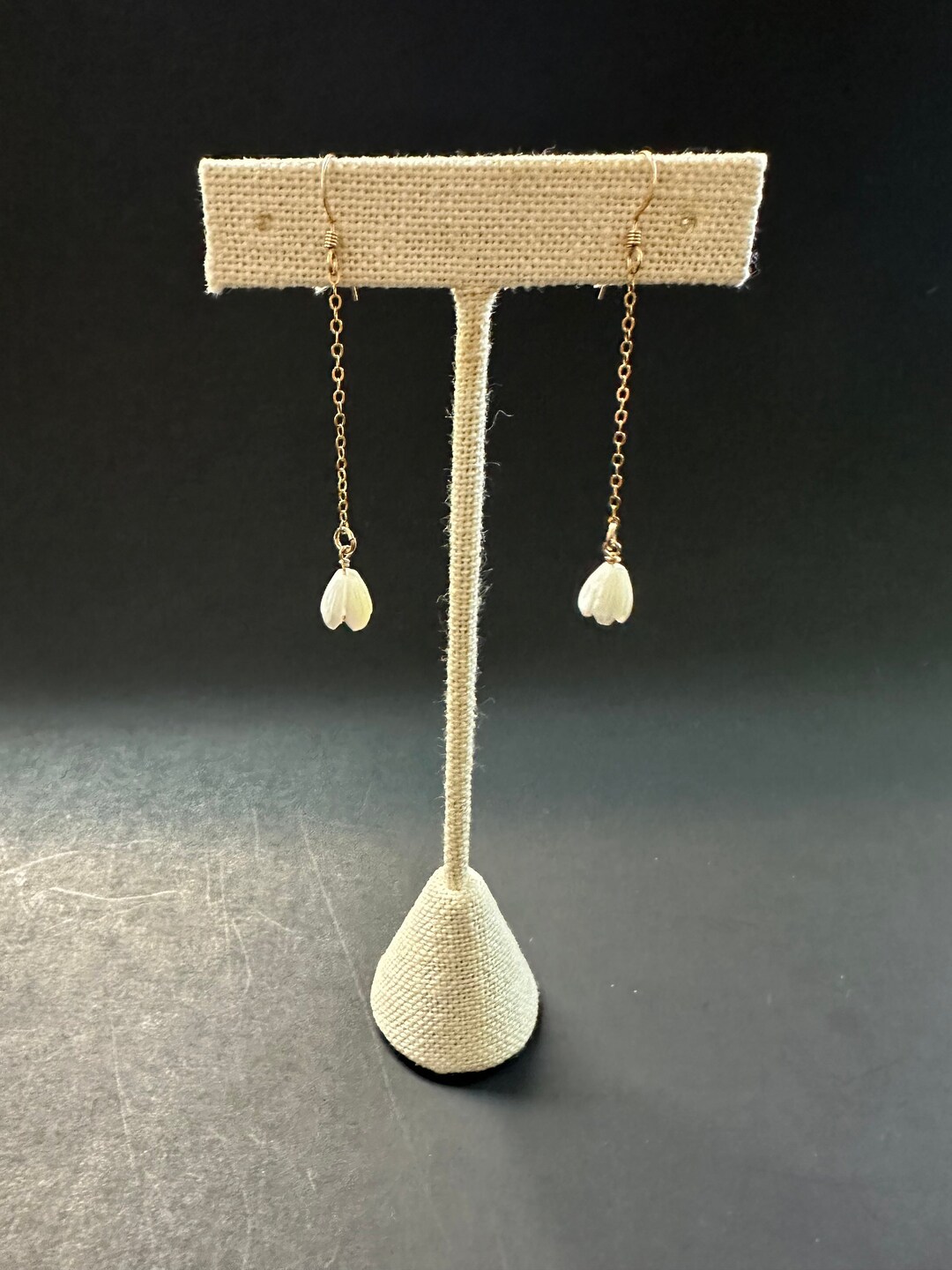 Single Pikake Mother of Pearl Cascading Earrings 1 Pair - Etsy