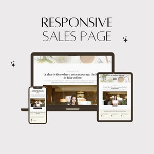 Elementor Sales Page Template | Coaches, Course Creators, Digital ...