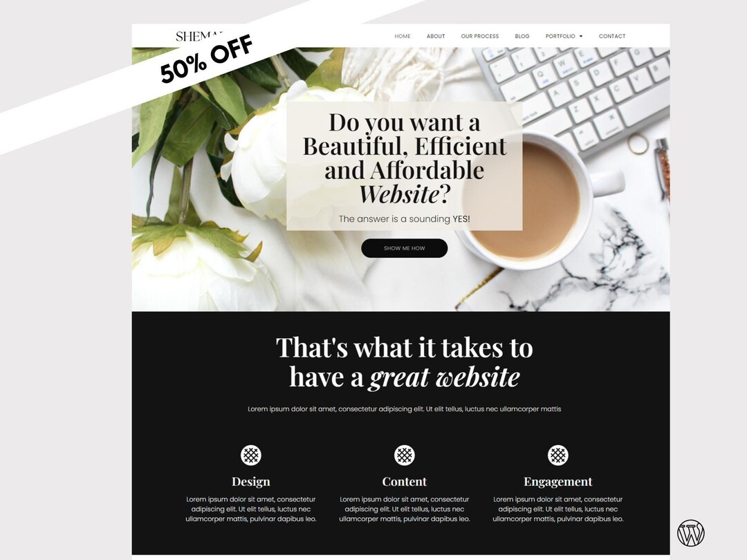 SHEMARIAH Elementor Template Kit Creative, Designer, Portfolio Template ...