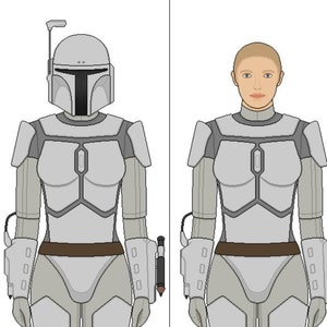Female Mandalorian Chest Plate Armor V2 Costume Cosplay Star Wars Rav ...