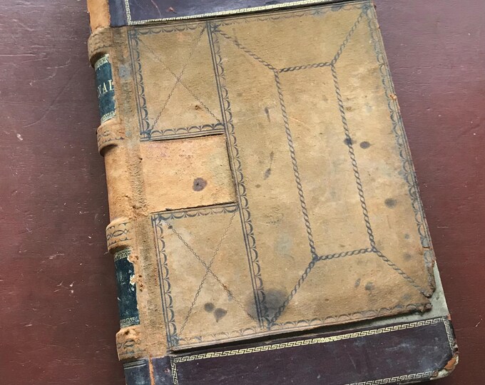 Antique Leather Ledger From the 1890s for Shoe & Boot Store in ...