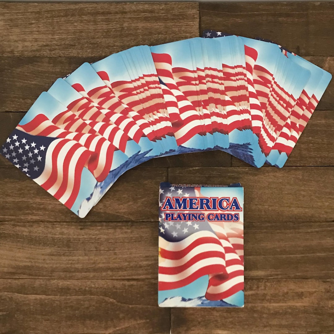 Vintage Patriotic Playing Cards, a Special Edition Deck by Bicycle ...