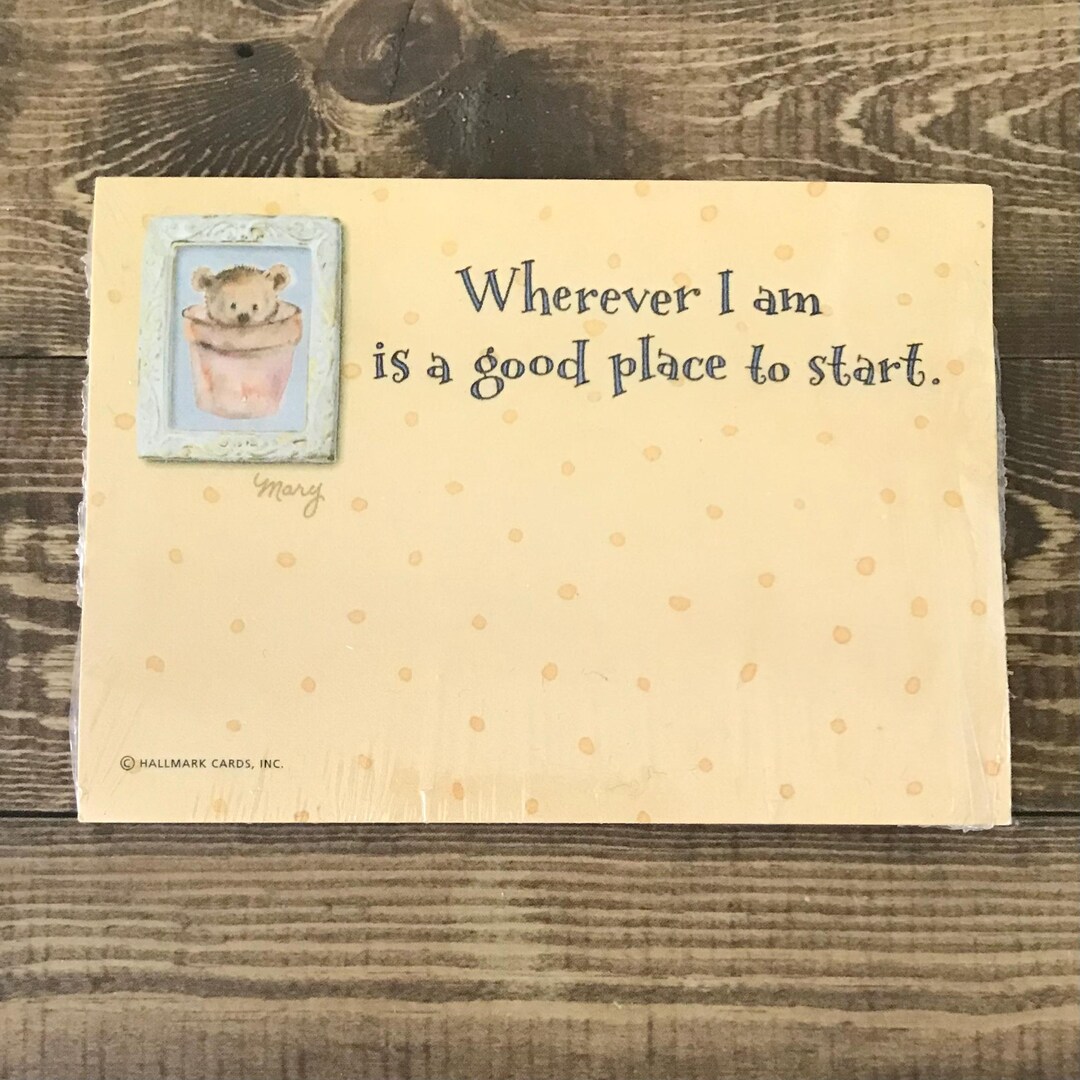 Vintage Hallmark Post It Notes Featuring Art of Mary Hamilton With a ...