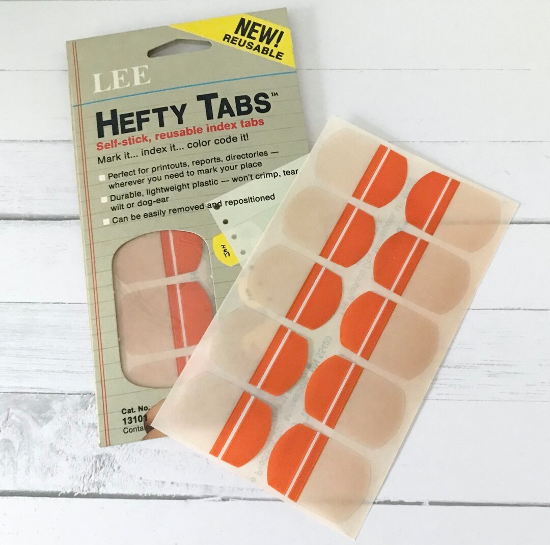 Vintage Orange Resuable Sticky Tabs for Planners and Journals for Fall ...