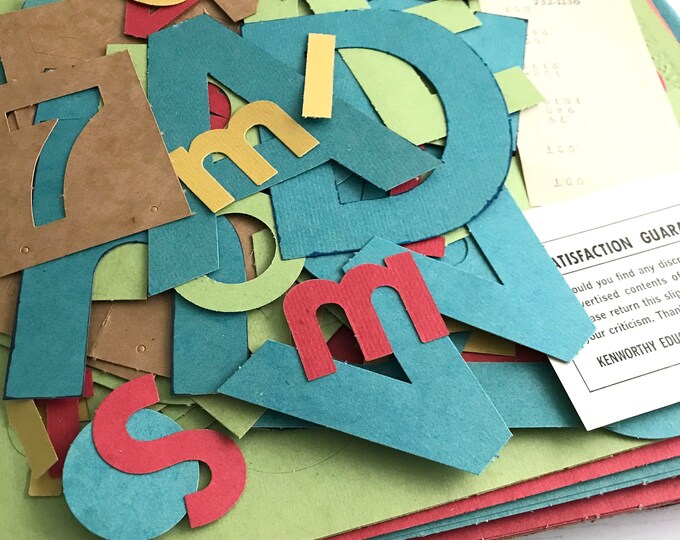 Vintage Kenworthy Handy Poster Pack With Hundreds of Die Cut Punch Out ...