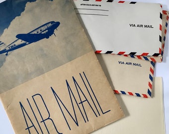 Air Mail Stationery | Etsy