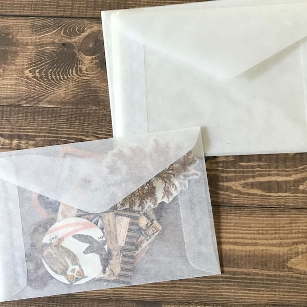 Glassine Envelope - Etsy