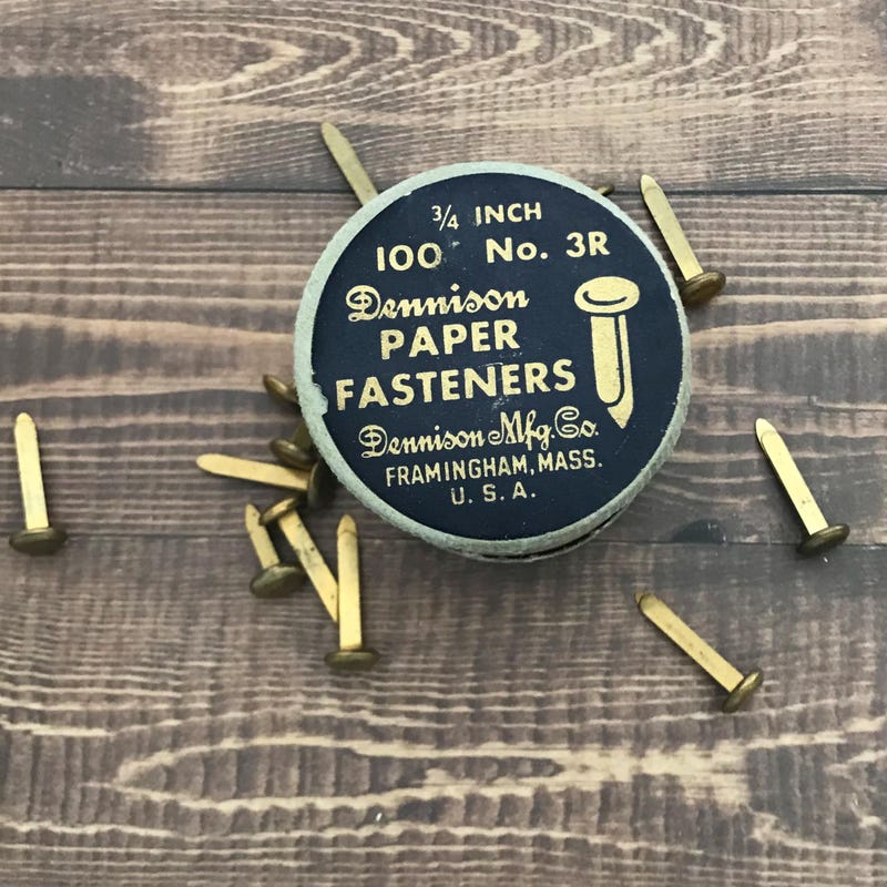 Paper Fastener - Etsy