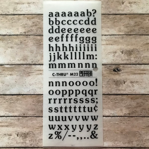 Rub on Transfer Letters - Etsy