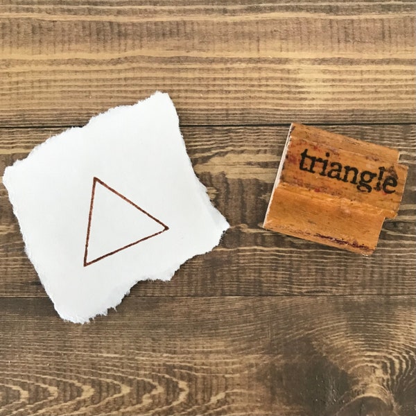 Triangle Stamp - Etsy