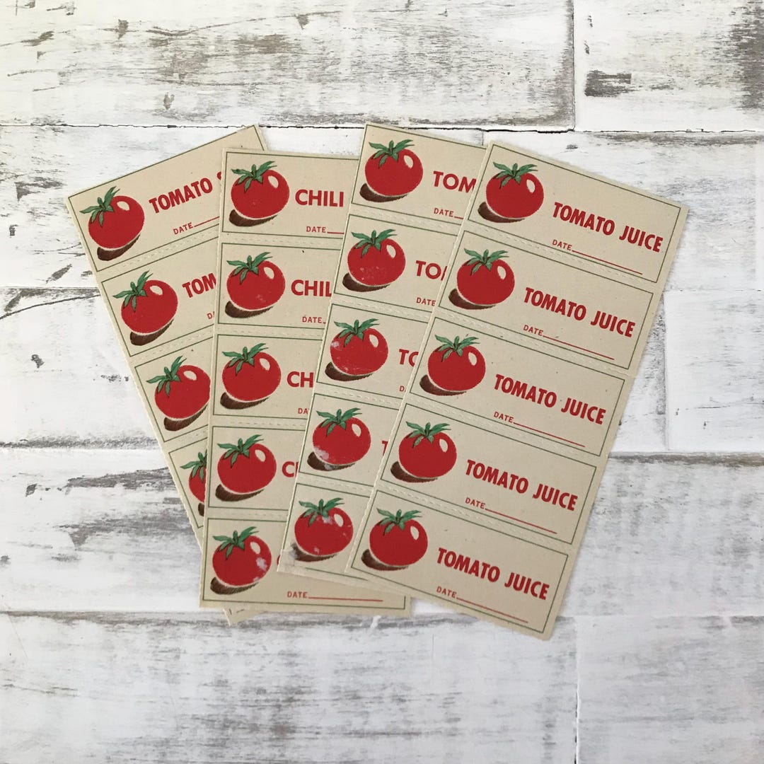 Vintage Tomato Canning Labels From the 1930s/1940s. 20 Labels in All, 4 ...