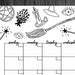 Printable Witch Calendar | Blank Monthly Calendar | Evil Eye | Spells ...