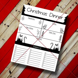 Printable Christmas Planner Bundle Holiday Planning Organize Agenda ...