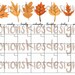 Leaves Calendar Printable Calendar Monthly Calendar Agenda Planner Fall ...