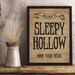 Sleepy Hollow Sign, Printable, Halloween, Halloween Decoration, Decor ...