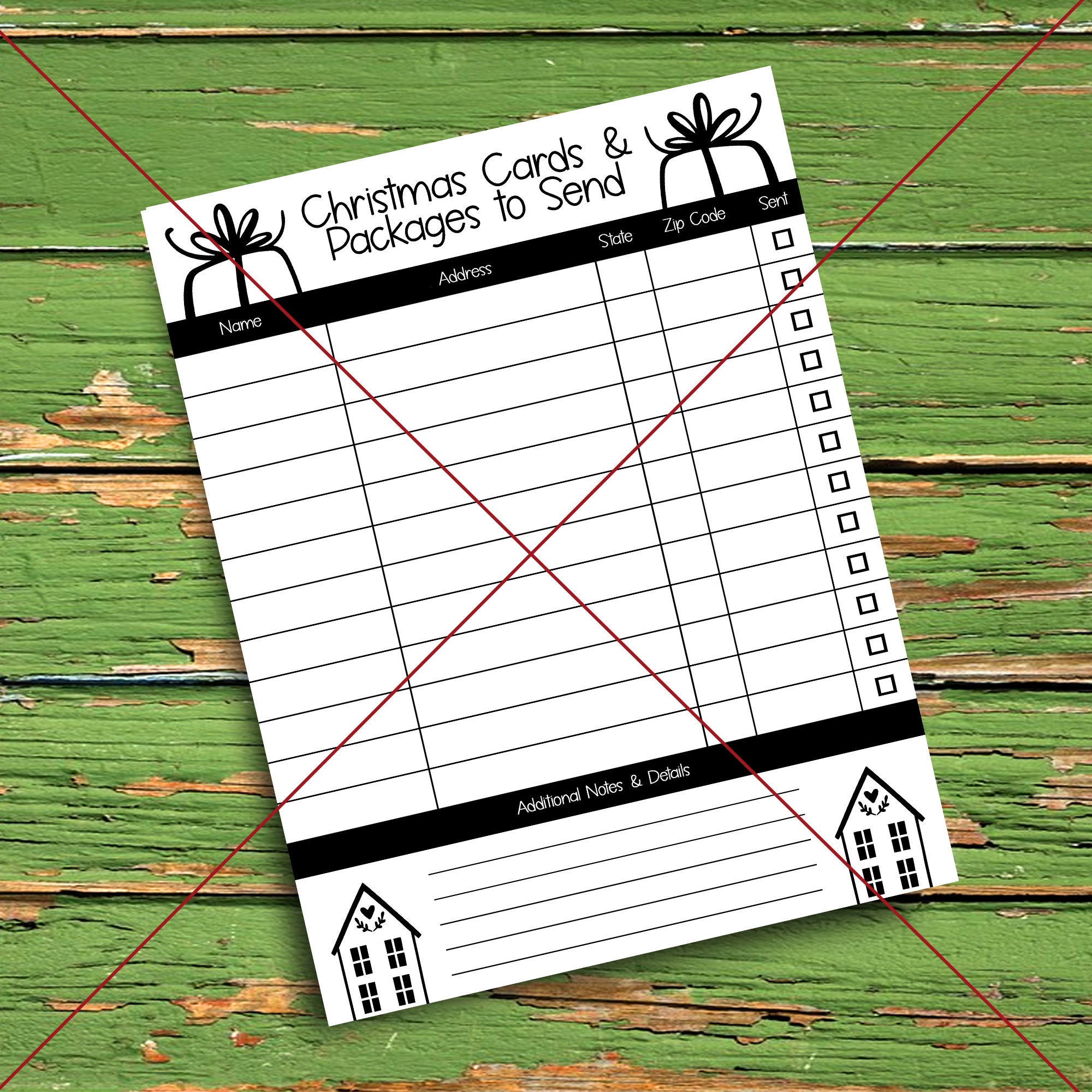 Printable Christmas Planner Bundle Holiday Planning - Etsy